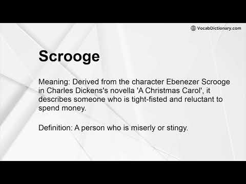 Scrooge Meaning
