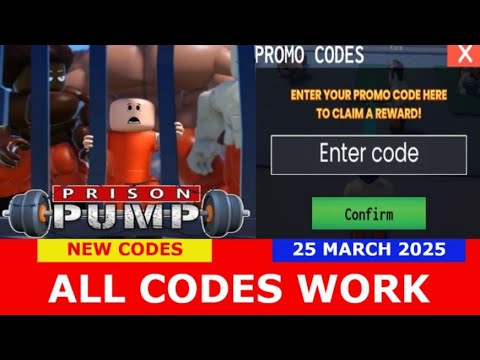 *ALL CODES* Prison Pump ROBLOX | MARCH 25, 2025