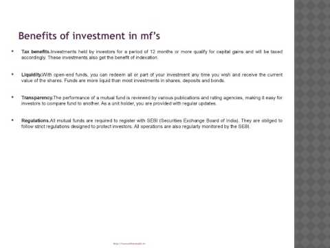 Secure Investment in Mutual Funds