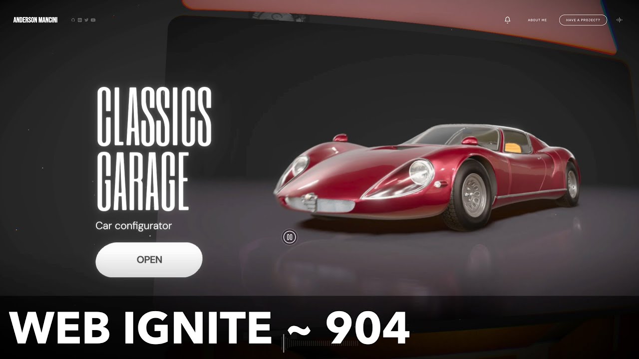 web ignite ~ 904 : Anderson Mancini - Creative Developer & Three.js Expert