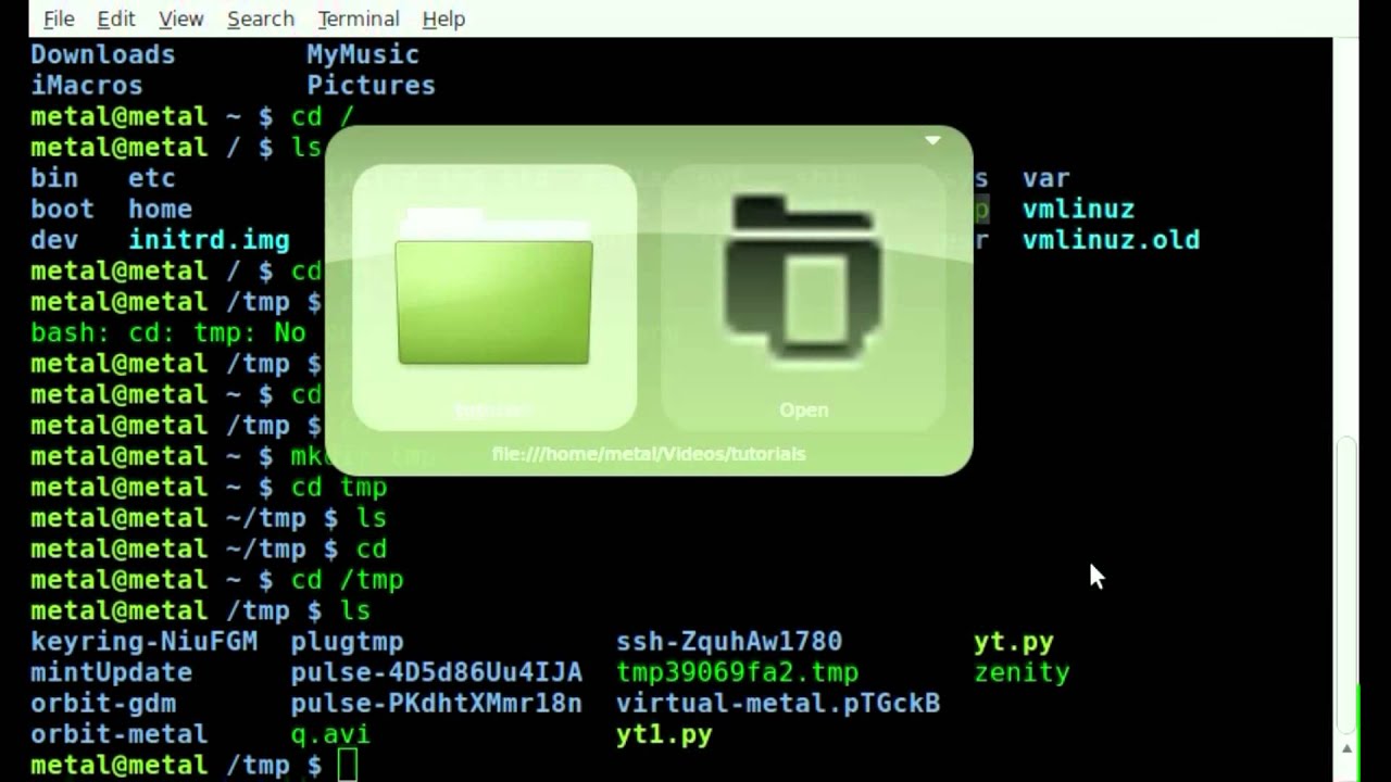 cd basics in BASH - Linux