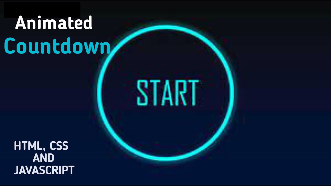 Create Stunning Animated Countdown Timer with HTML, CSS, and JavaScript | Step-by-Step Tutorial