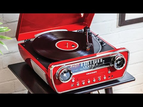 Powel 7-IN-1 Record Player | Crosley Record Player