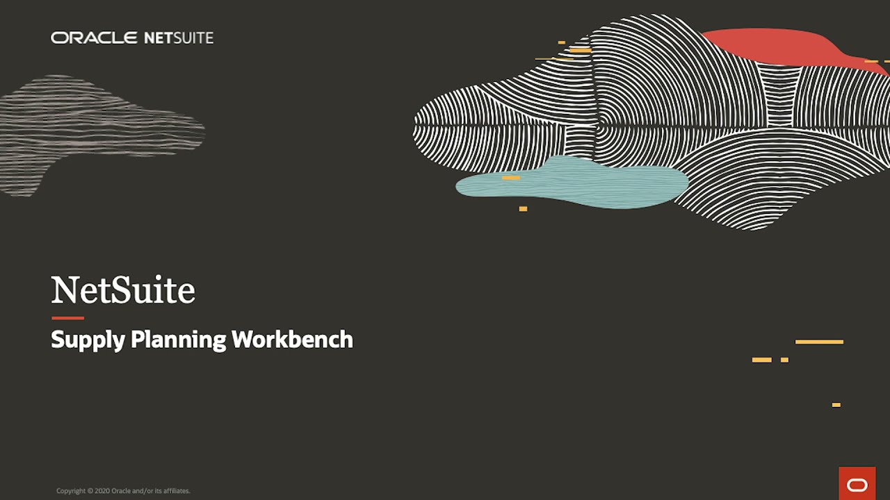 NetSuite Supply Planning Workbench Demo