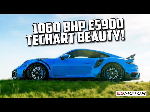INSANE FULL TECHART KIT ON ANOTHER CRAZY 1060BHP ES900 992 TURBO S! #porsche #esmotoruk #techart
