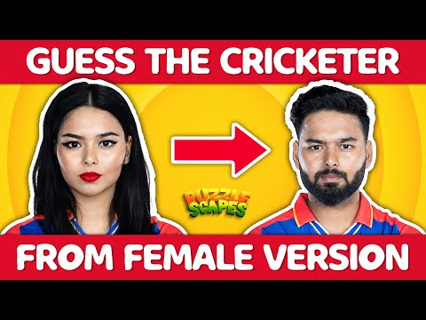 Guess The INDIAN CRICKET PLAYER from his WOMAN VERSION | Guess the Cricketers quiz #cricketquiz