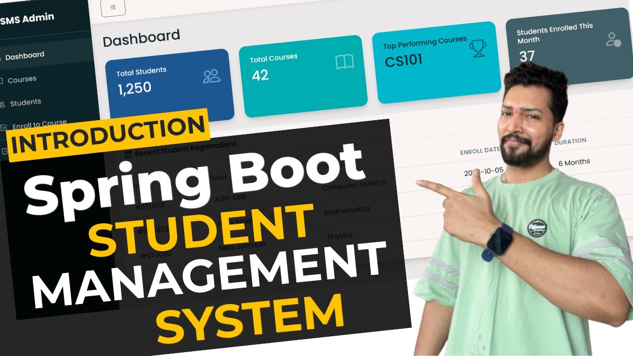 Spring Boot Student Management System Project | Introduction & Features