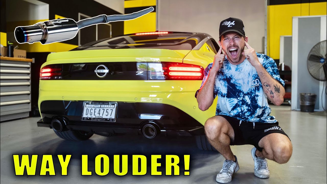 First MagnaFlow xMOD Exhaust Swap on a 2023 Nissan Z Proto Could Be a ...