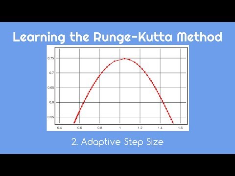 Learning the Runge-Kutta Method 2. Adaptive Step Size