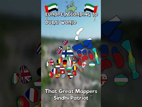 Perfect Europe According to Dubai World Islands #maps #world #geotube #dubai