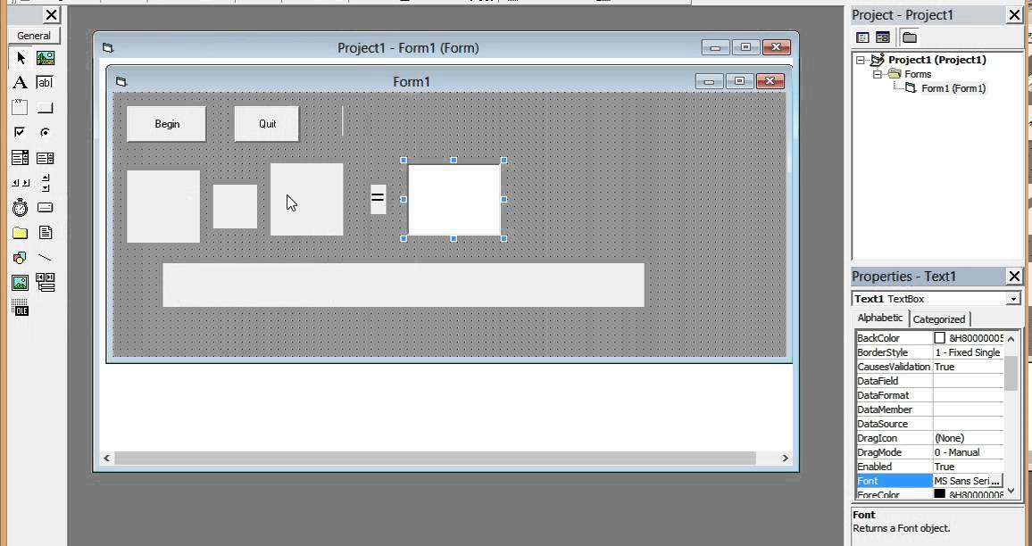 Visual basic Math game part 1