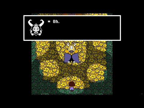 Steam Community :: Video :: Undertale - ASGORE watering the plants and ...