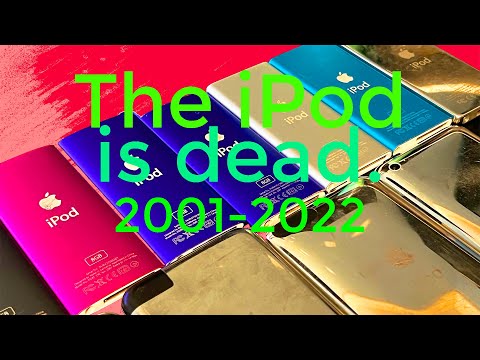 The iPod is dead. 2001 - 2022