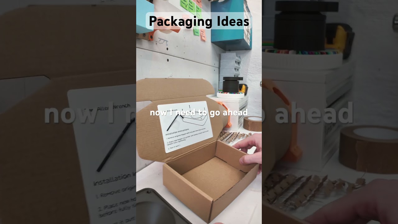Packaging ideas for #smallbusiness. Making your #3dprinting products stand out!