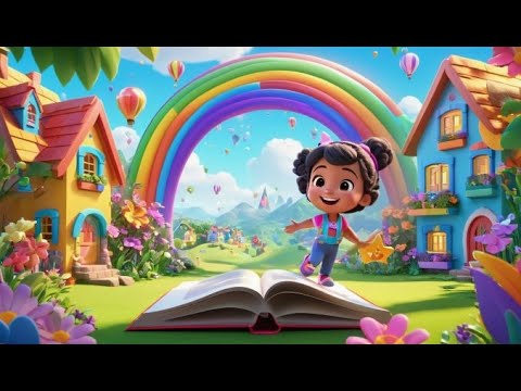 Rhyming Rainbow Read | Colorful Learning Rhyme for Toddlers | Fun Literacy Song for Kids