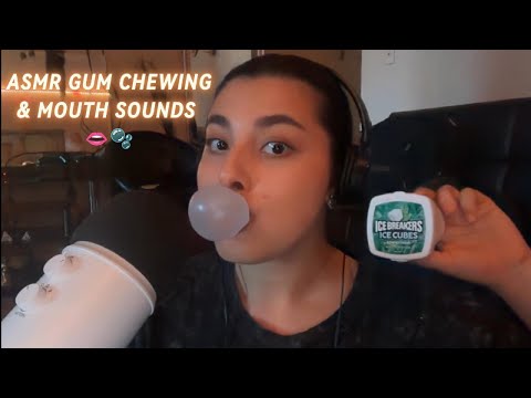 ASMR GUM CHEWING & MOUTH SOUNDS π«§