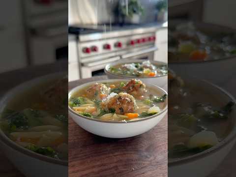 Italian wedding soup✨