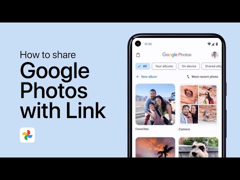 How To Share Google Photos Using a Link - Tutorial