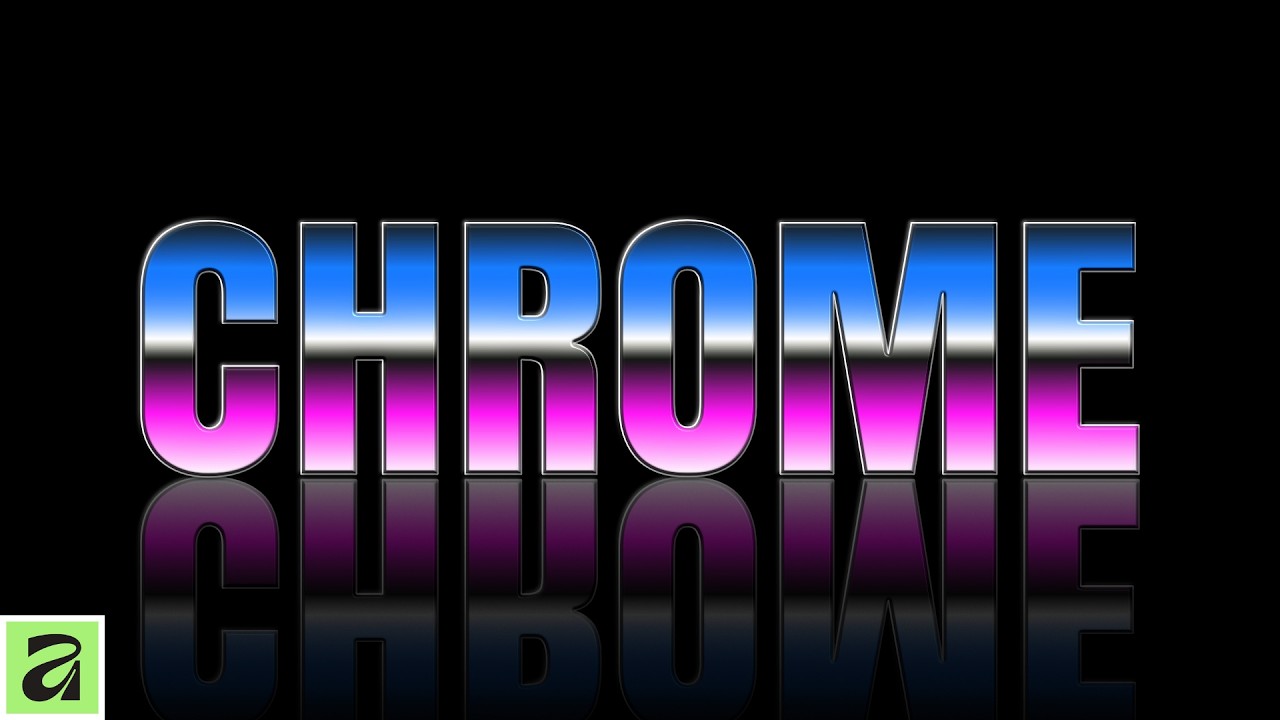 How to Create a 3D Chrome Text Effect in Affinity