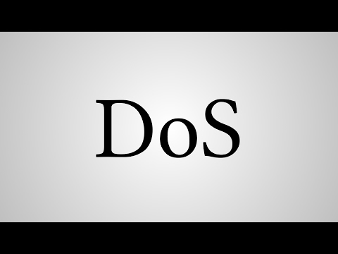 What Does "DoS" Stand For?