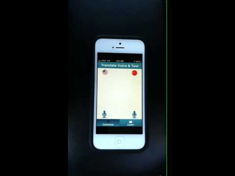 Translate Voice & Text with this iPhone app