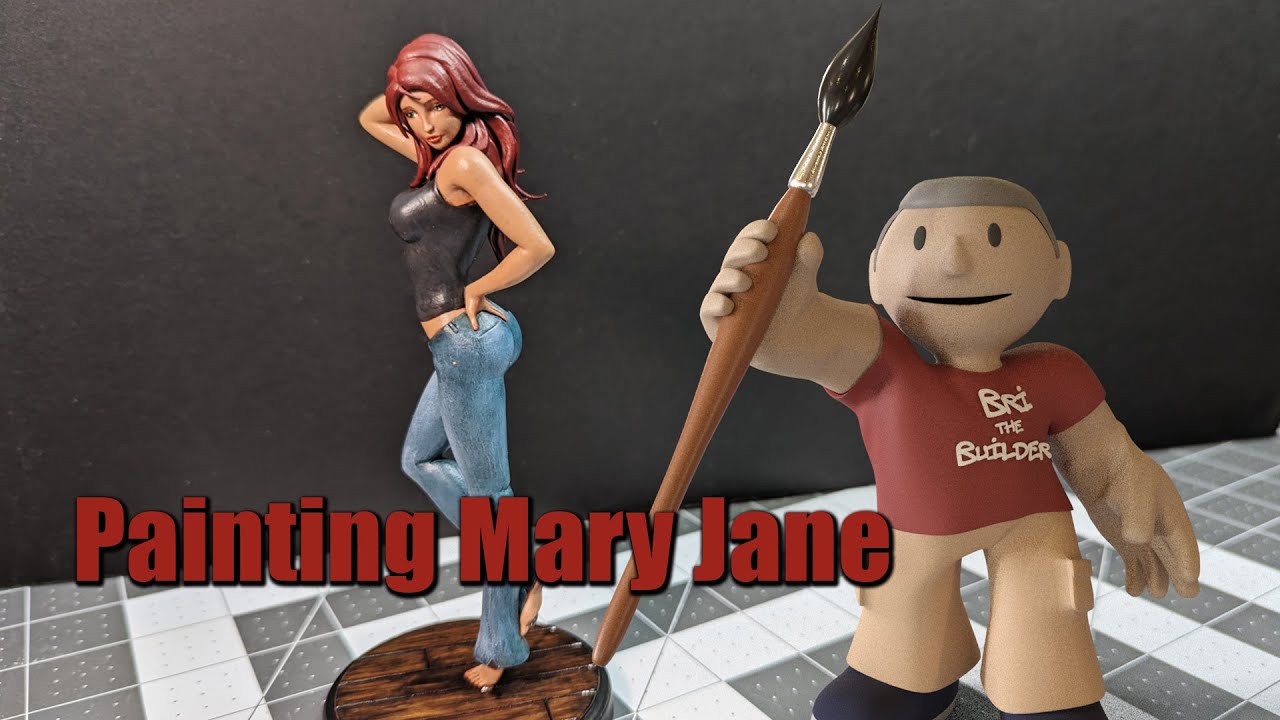 Painting Mary Jane Watson