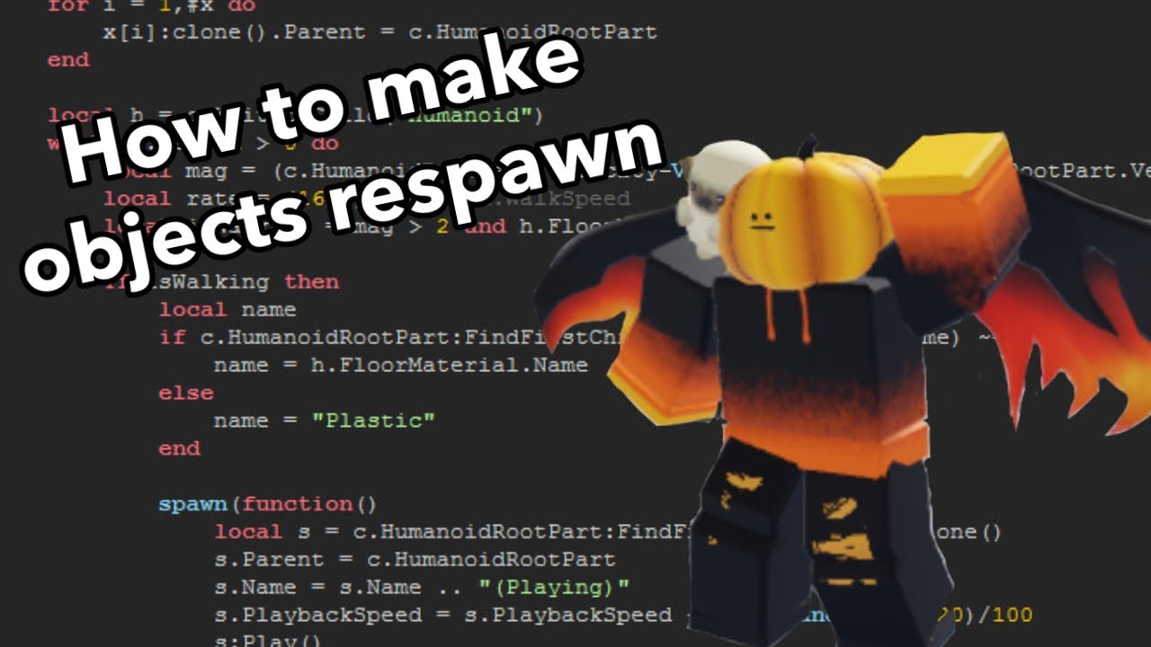 How to make objects respawn | Roblox Studio