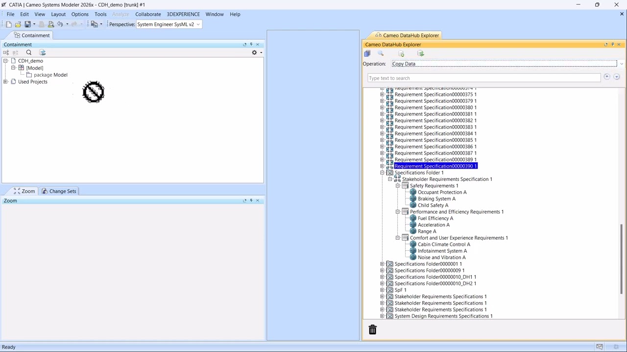 SysML v2 Copy To Cameo