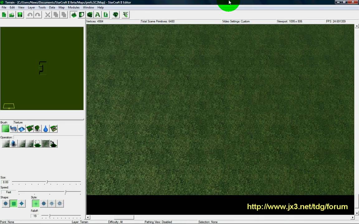 StarCraft 2 Galaxy Editor [Beginner Tutorial] Terrain Editor Basics