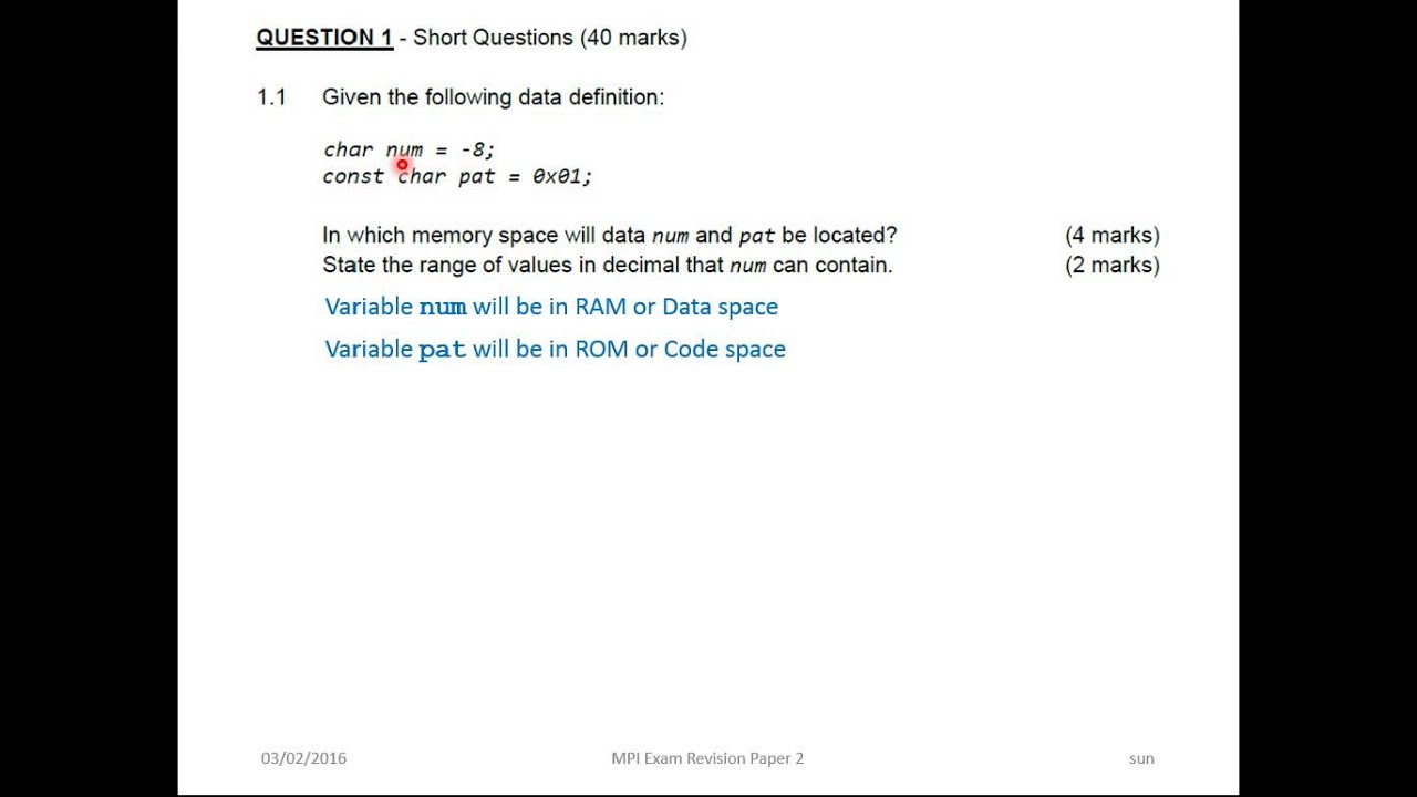 MPI exam Revision Paper 2 - Q1.1 (subtitles/speed)