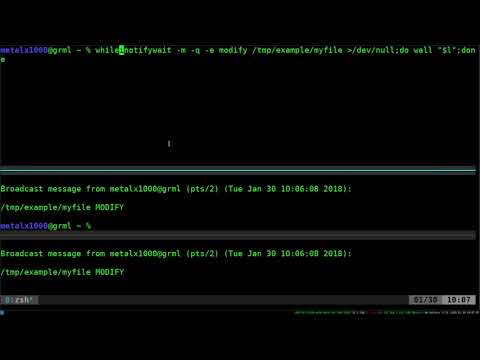 21 Monitoring Files and Folders Linux Shell Tutorial