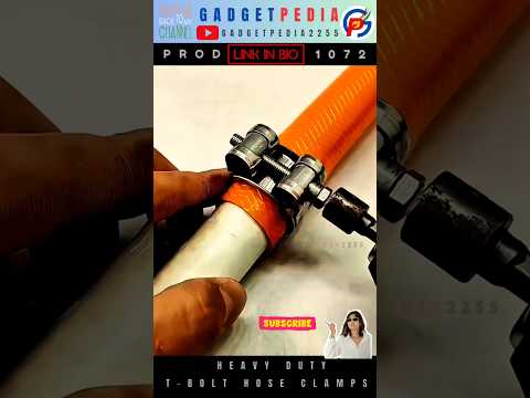"🔩 Ultimate Grip! 🚀 Heavy-Duty T-Bolt Hose Clamps for Secure Fittings! 🔥" #shorts #shortsfeed #diy