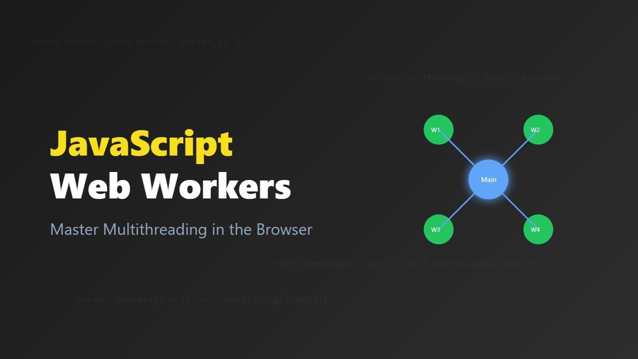 JavaScript Web Workers: Multithreading for Beginners