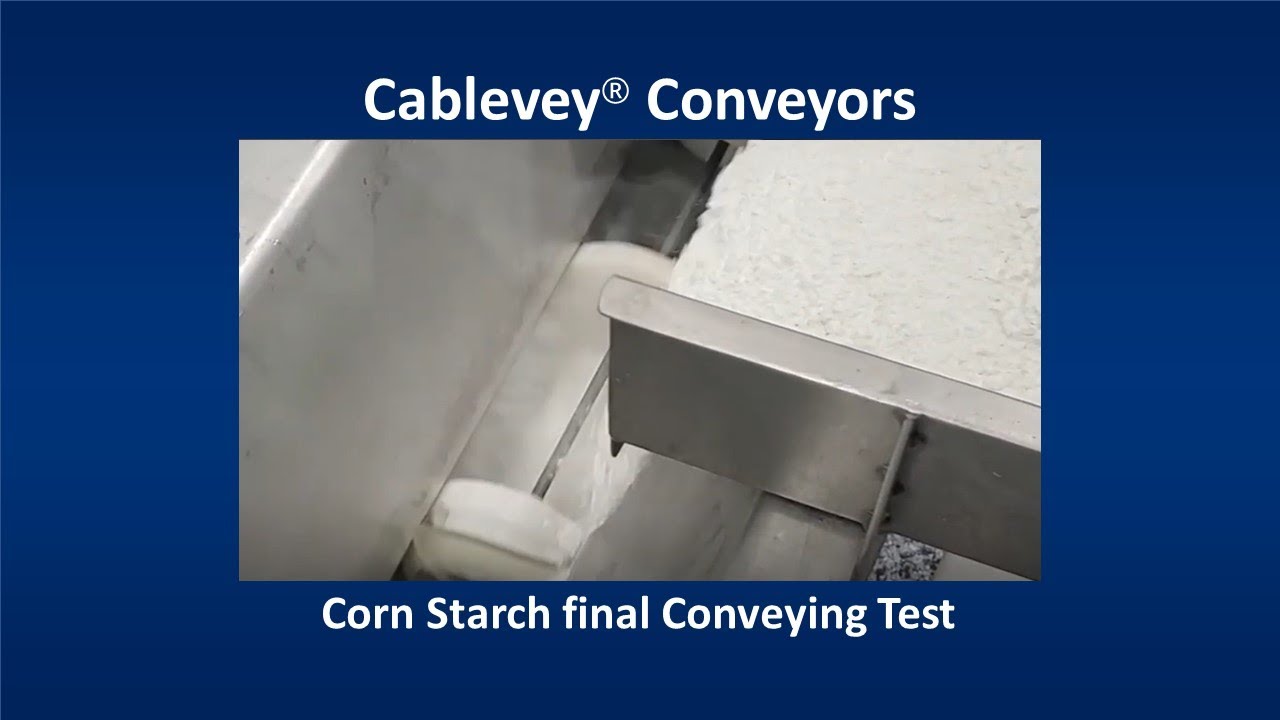Cablevey® Conveyors - Corn Starch Conveying Test