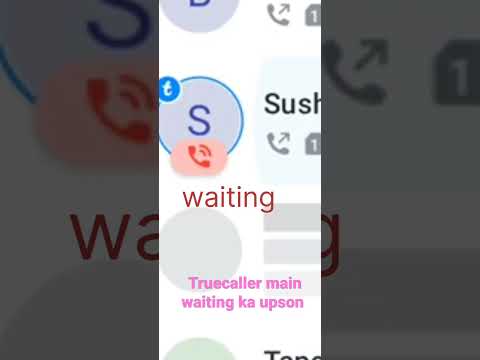 Truecaller call waiting kese pata kare#short #truecaller