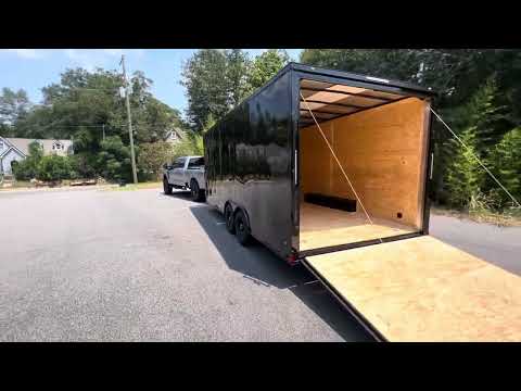 8.5x20 Extreme Cargo Car Hauler with Blackout Package.