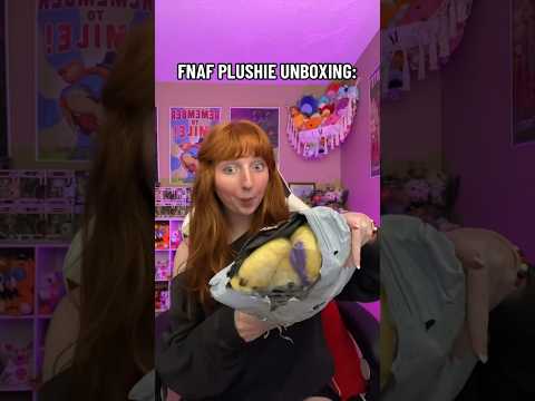 FNAF HEX PLUSHIES UNBOXING!! #fnaf #fivenightsatfreddys #shorts
