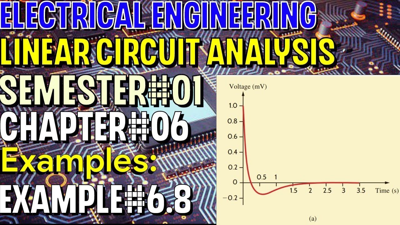 Linear Circuit Analysis | Chapter#06 | Example#6.8 | Basic Engineering Circuit Analysis