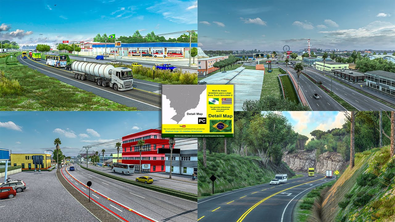 Detail Map Mod Demo Version - ETS2 1.43 4.5 - ETS 2