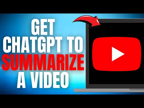 How to Get ChatGPT to Summarize a YouTube Video! (EASY GUIDE) [2025]