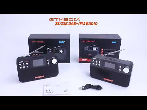 GTMedia Z3 Portable Digital Radio DAB+/FM RDS Multi-band Radio Speaker Stereo
