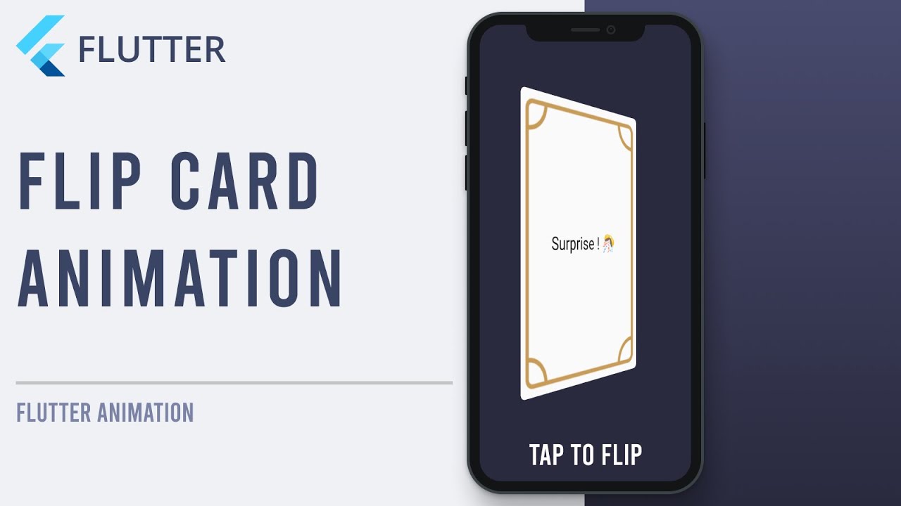 Flutter UI | Make a Flip Card Animation using Flutter
