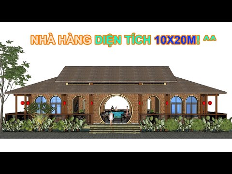 NHÀ HÀNG DIỆN TÍCH 10X20M