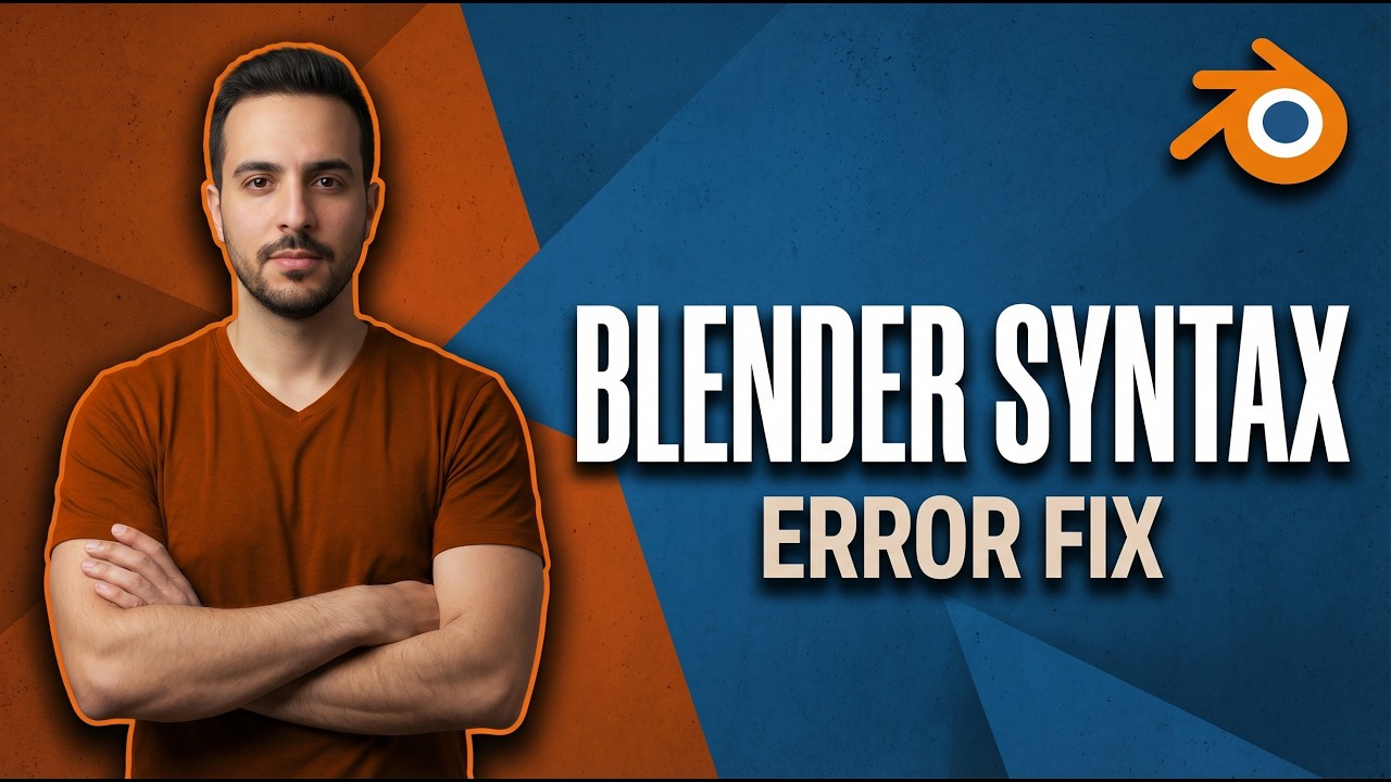 Blender Syntax Error Fix [Quick Python Solution]