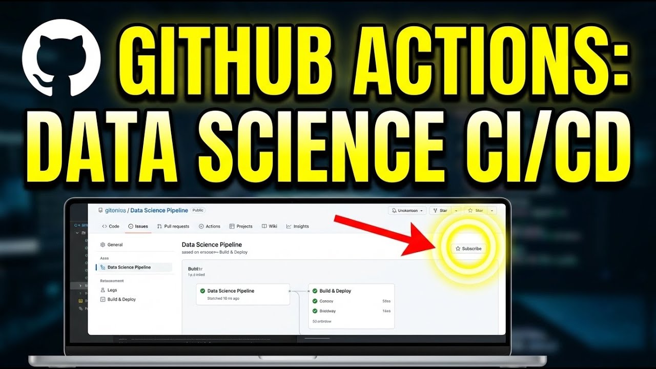 How to subscribe to GitHub Actions data science CI CD tutorials - Full Guide