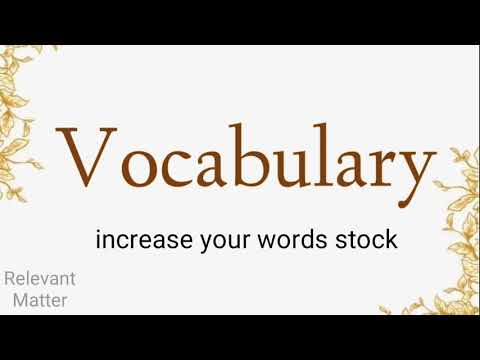 Vocabulary / Other way to say Tasty / English words with hindi meaning
