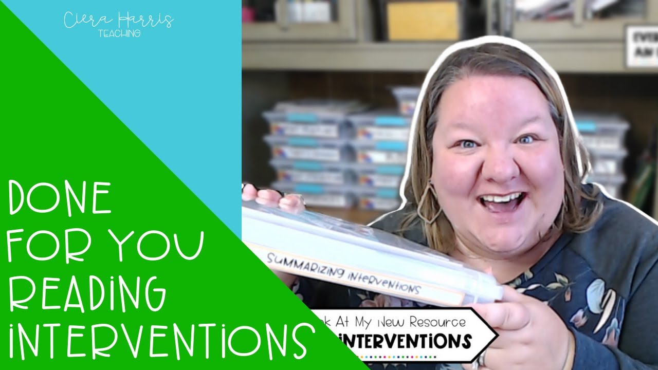 Done for You Reading Interventions | Ciera Harris Teaching
