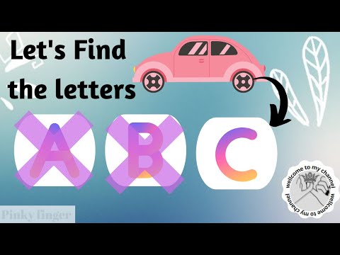 Words That Start with A,B and C l Find the Beginning Letter A,B and C ll Alphabats A,B and C