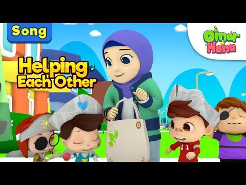 Omar & Hana | Helping Each Other | Islamic Nursery Rhymes for Children | Cartoon for Muslim Kids
