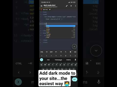 How to add dark mode to your website - the easiest way.